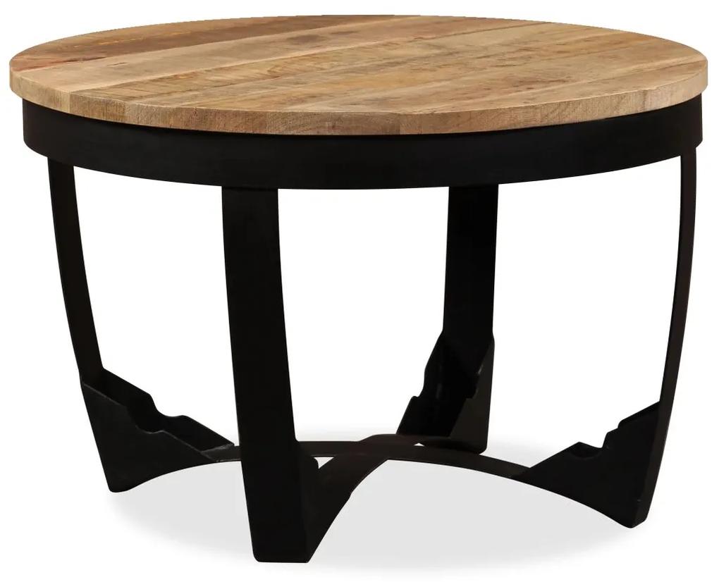 Odkládací stolek, hrubý mangovníkový masiv, 60x40 cm,  244673