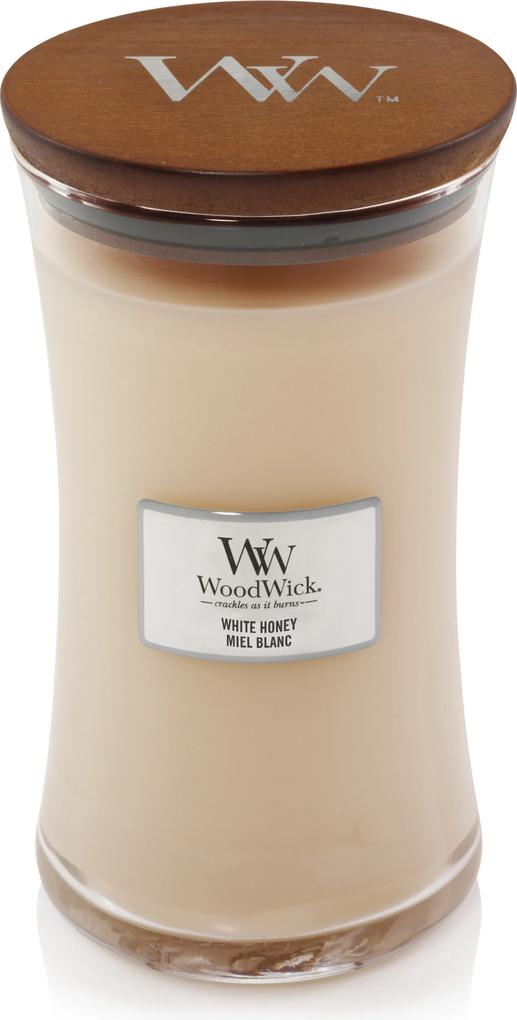 Svíčka Core WoodWick White Honey velké