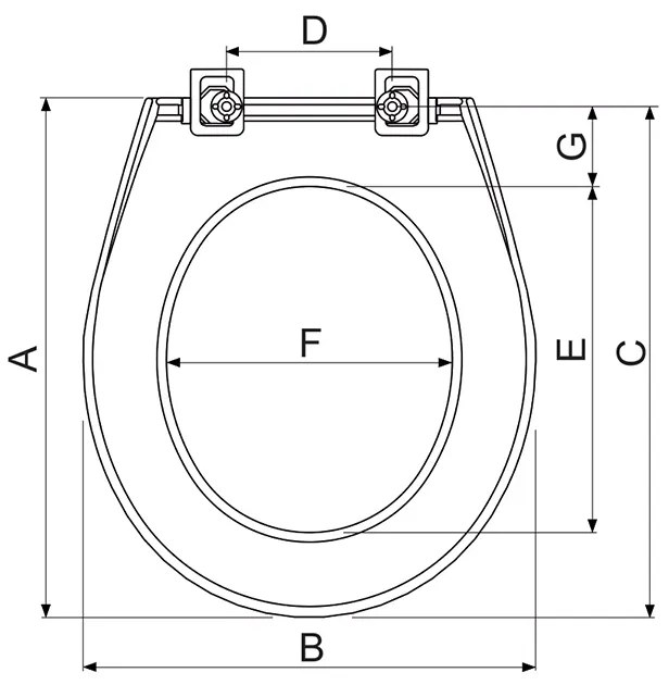 AWD WC prkénko Duroplast Soft Close WC-D20002