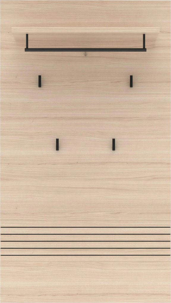 XXXLutz ŠATNÍ PANEL, barvy dubu, 78/139/30 cm Xora - Šatní panely - 002737048103
