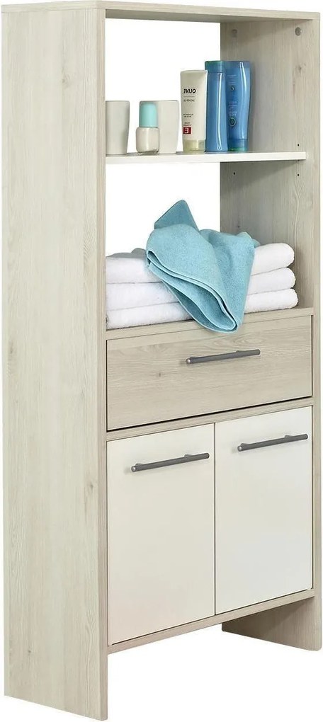 XXXLutz MIDI SKŘÍŇKA, bílá, barvy pinie, 62/136,2/28 cm Carryhome - Koupelnové série - 001977024102