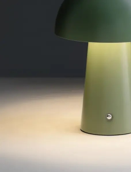 Designová stojací lampa Ande Zelená