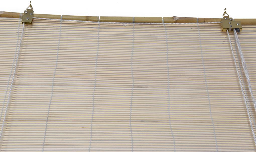 Vingo Bambusová špejlová roleta - přírodní Šířka rolety: 180 cm, Rozvin rolety: 150 cm