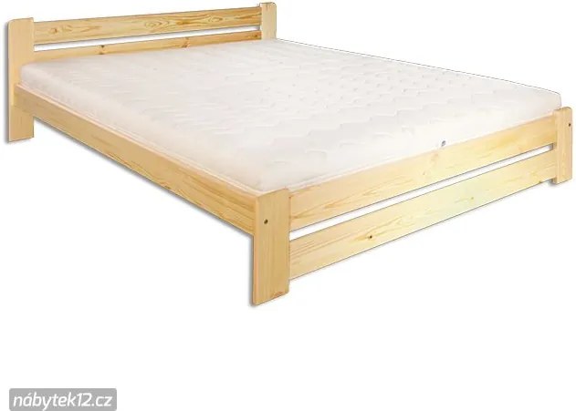 Dřevěná postel Delmar, masiv borovice