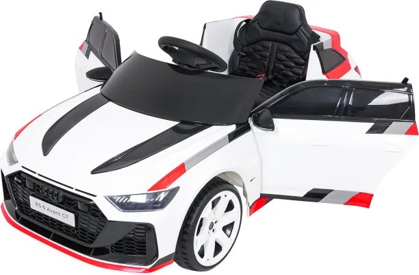 Elektrické autíčko Audi RS6 Avant GT bílé