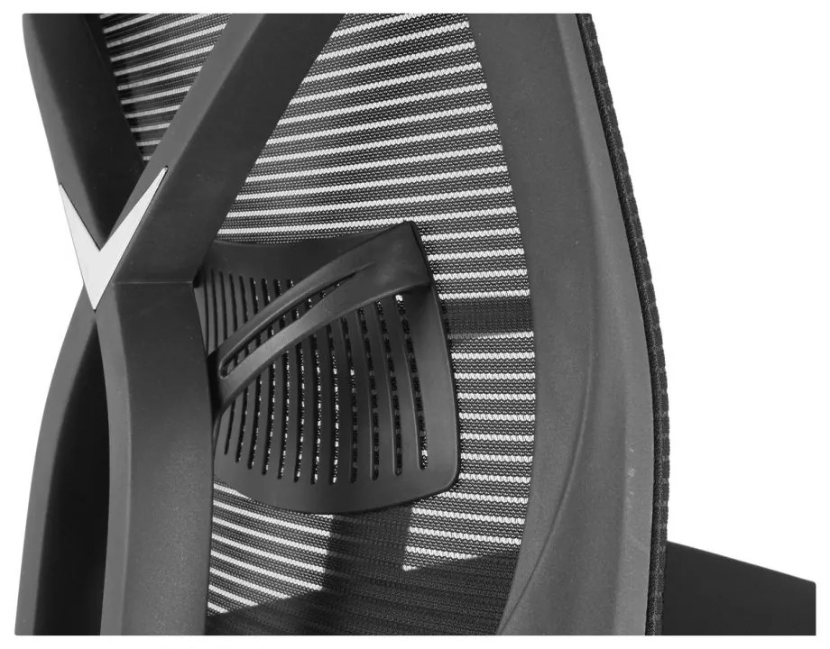 Kancelářská ergonomická židle Neoseat ZERA — černá, nosnost 150 kg