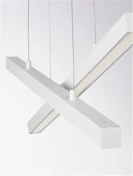 LED lustr X-Line 100 bílé