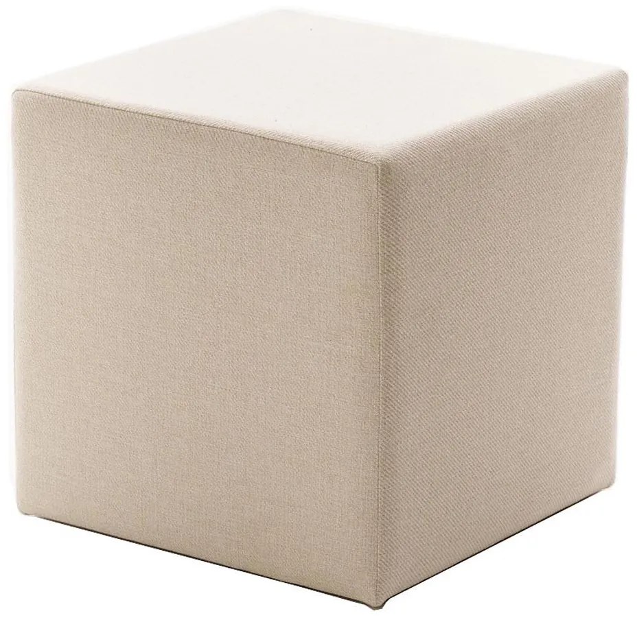 Asir Taburet CUBI 40x40 cm krémová 825BLC5107