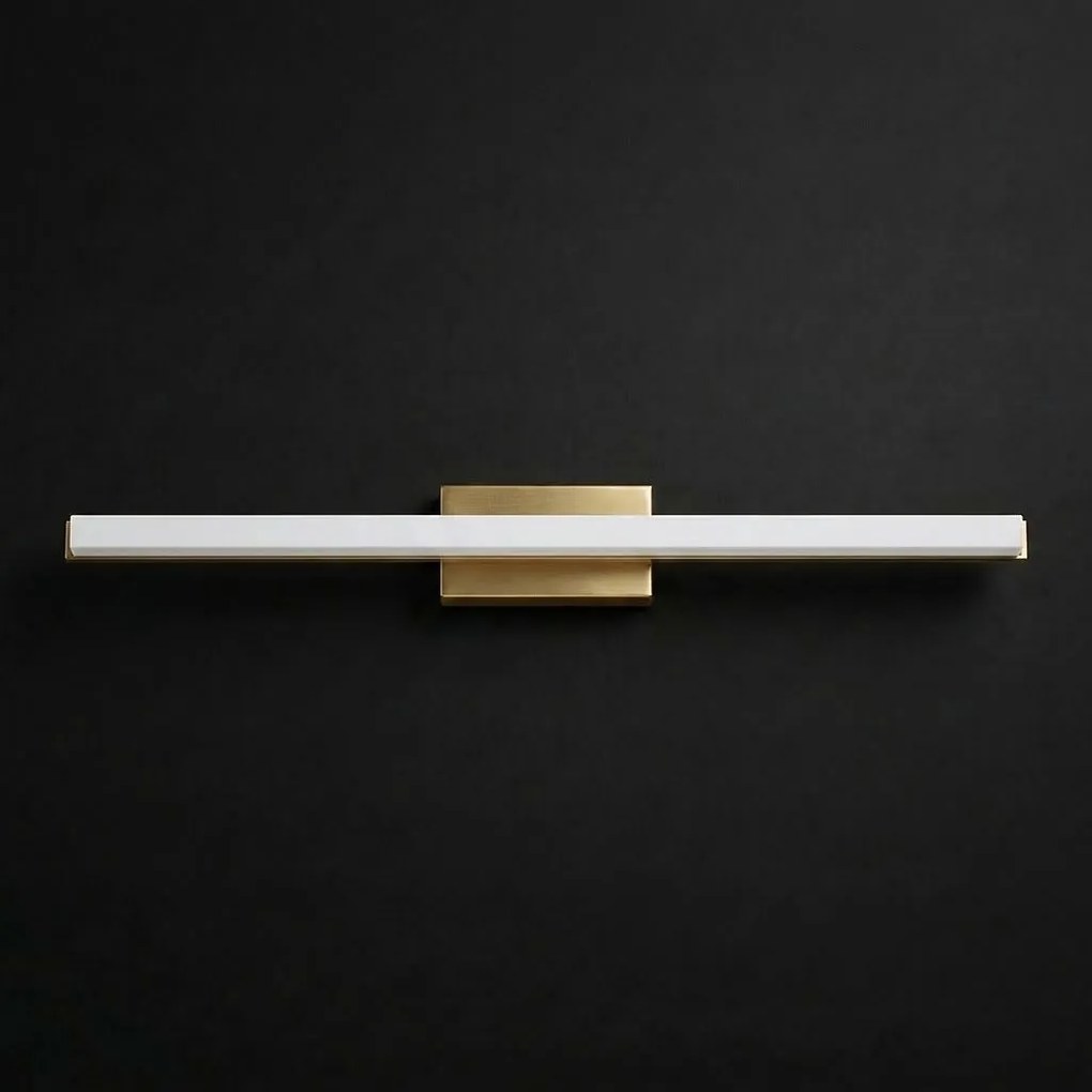 Toolight Toolight, LED nástěnné svítidlo 80cm, 13W, 4000K, 1000lm, APP1853-1W, zlatá matná, OSW-66007