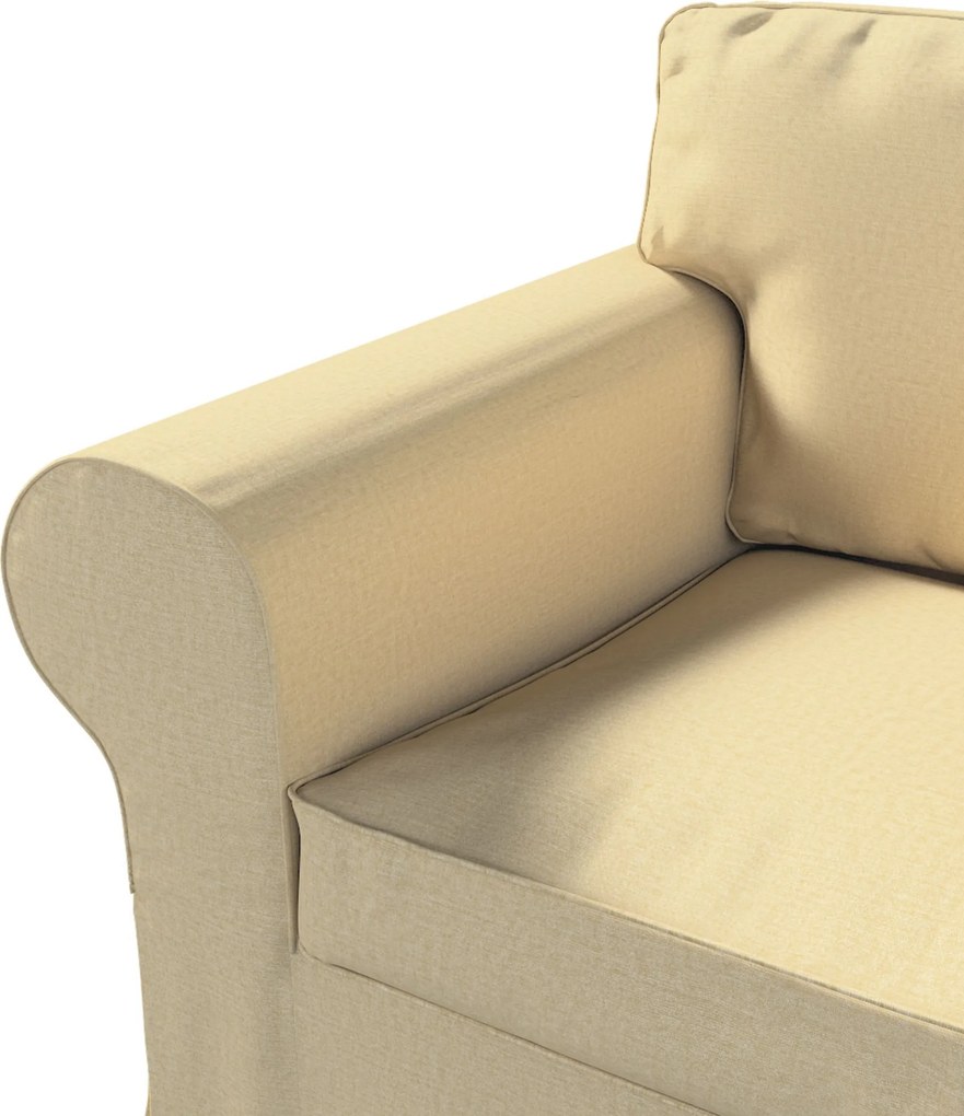 Potah na křeslo IKEA Ektorp barva béžová látka lesklé, pletený vzor