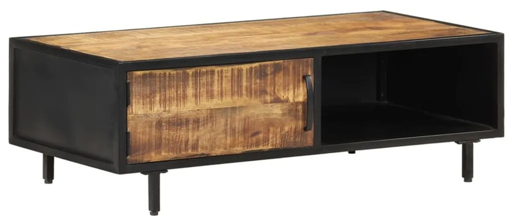 Konferenční stolek 105 x 50 x 35 cm hrubé mangovníkové dřevo 288471