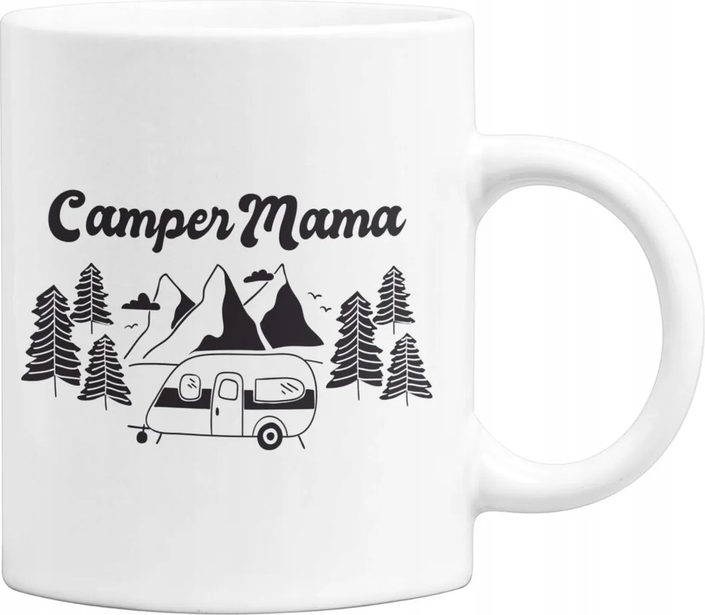 2 x Cestovní hrnek Camper Mama Camping Narozeniny