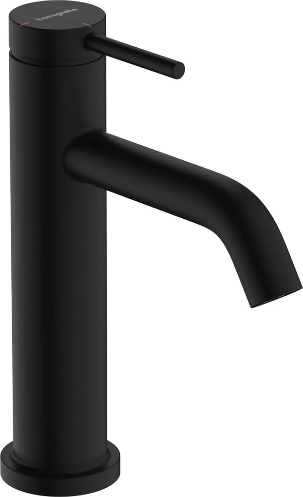 Hansgrohe Tecturis S, páková umyvadlová baterie 110 CoolStart EcoSmart+ s odtokovou soupravou, černá matná, HAN-73314670