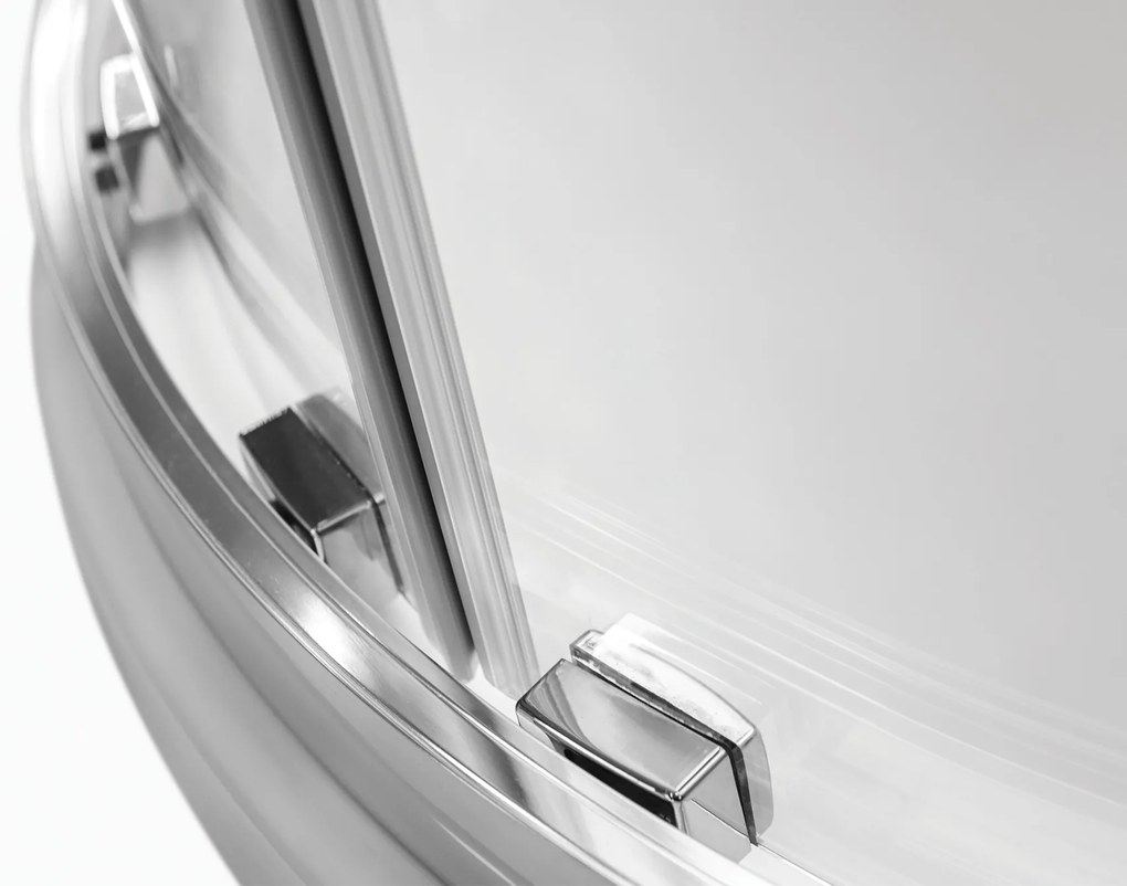 Besco Asymetrický sprchový kout MODERN AS 100x80 (120x90), výška 185 cm Rozměry (cm): 120x90, Barva profilů a typ výplně: profily: chrom, výplň: transparent