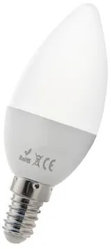 BERGE LED žárovka - E14 - 7W - 630Lm - svíčka - studená bílá