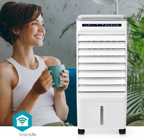 Nedis COOL116CWTW - Ochlazovač vzduchu 65W/230V Wi-Fi Tuya + dálkové ovládání
