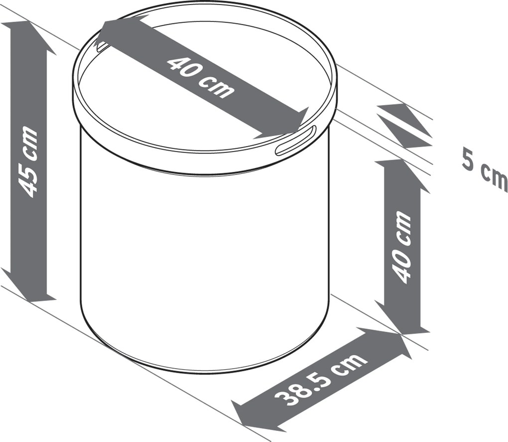 Tchibo - Odkládací stolek s podnosem a sedací funkcí - barva: růžová