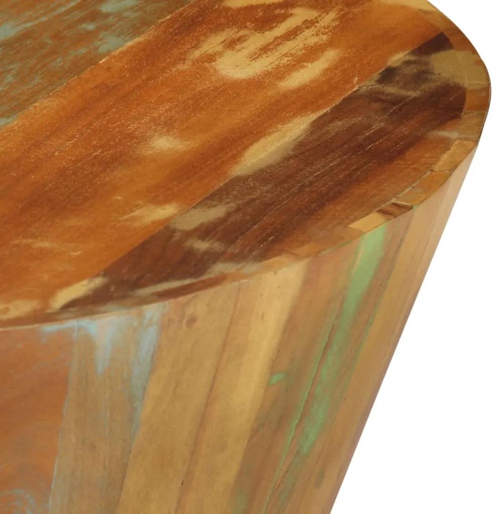vidaXL Konferenční stolek Ø 65 x 31 cm masivní recyklované dřevo