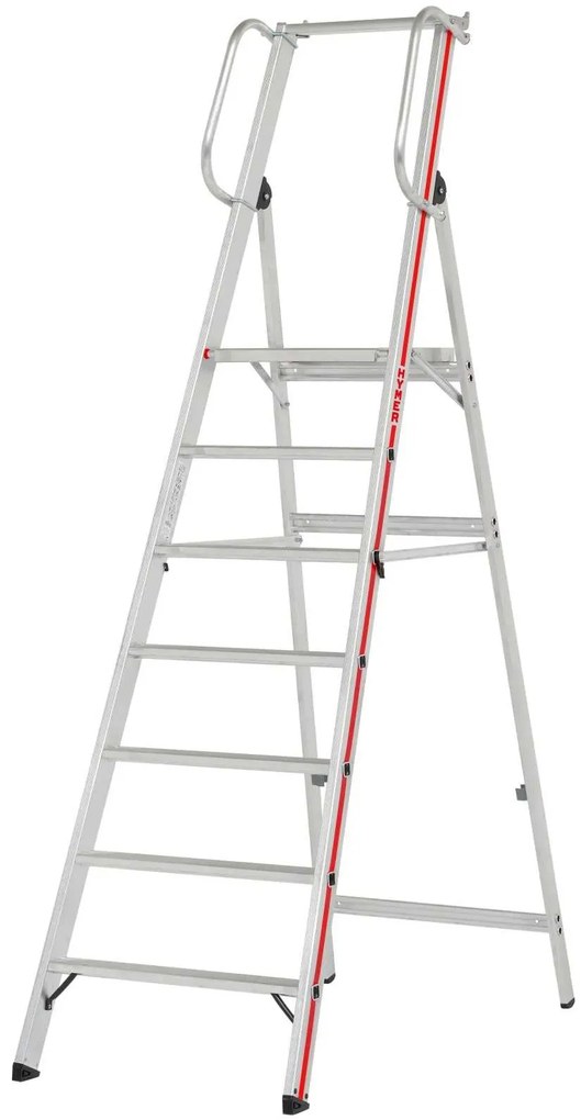 Hliníkové schůdky Hymer 8080, 7 nášlapů, 8080/7