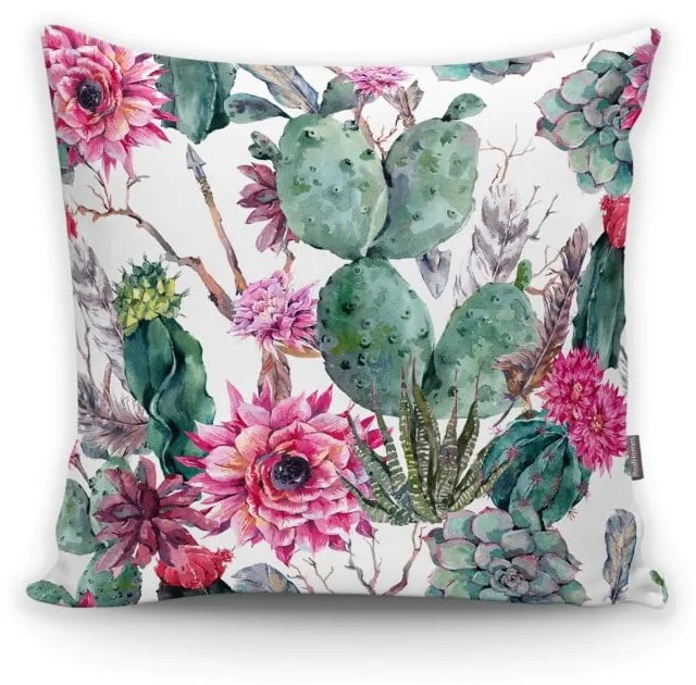 Povlak na polštář Minimalist Cushion Covers Cactus And Roses, 45 x 45 cm