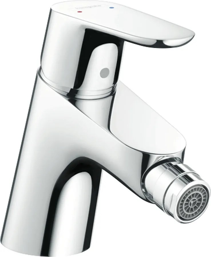 Hansgrohe Focus, páková bidetová baterie s odtokovou soupravou s táhlem, chromová, HAN-31920000