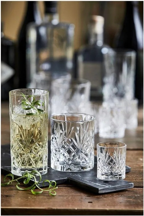 Křišťálové sklenice v sadě 6 ks na whiskey 310 ml Melodia – Lyngby Glas