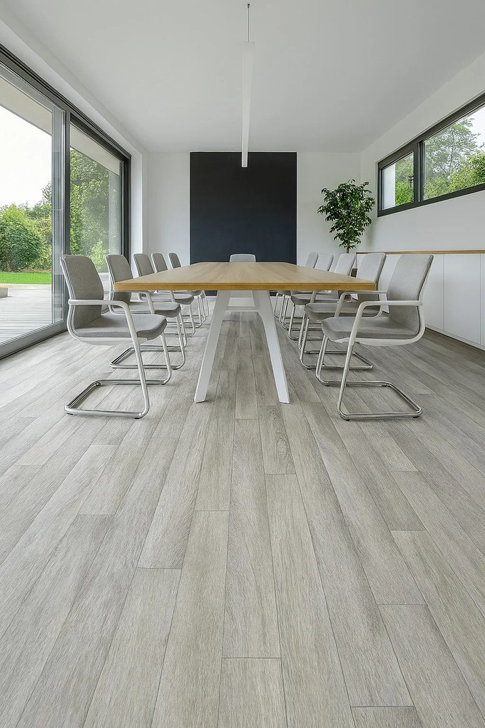 Beaulieu International Group, PVC podlaha - lino Master X 2952, na míru, šíře 2m,3m, šedá, bez podkladu, chodba / předsíň