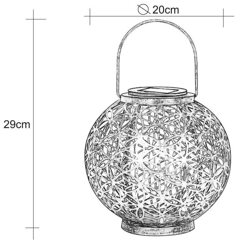 GLOBO SOLAR 36741 Solární svítidlo