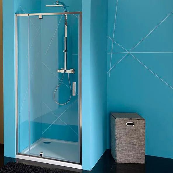POLYSAN - EASY LINE sprchové dveře otočné 760-900mm, čiré sklo EL1615