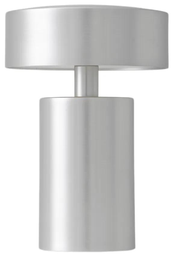 OnaDnes -20% Audo CPH Stříbrná hliníková LED stolní lampa AUDO COLUMN