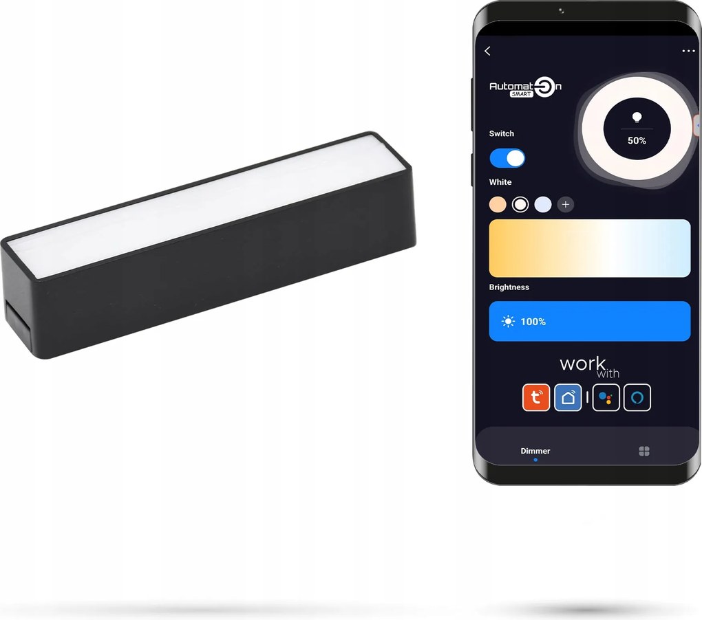 Reflektor Zigbee Tuya Flood 5W F5 Slim Track a FiberFLEX 48VDC 3000-6000K