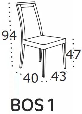 Drewmix Jídelní židle Bos 1