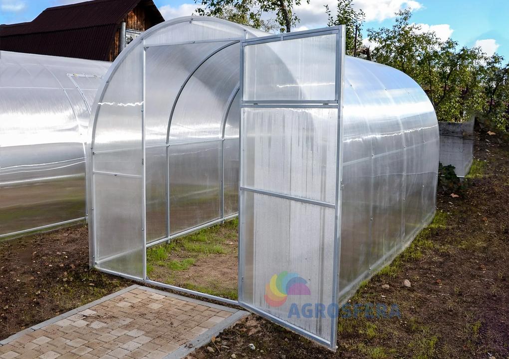 GALERICA Polykarbonátový skleník GNOM 1,64 x 8 m.