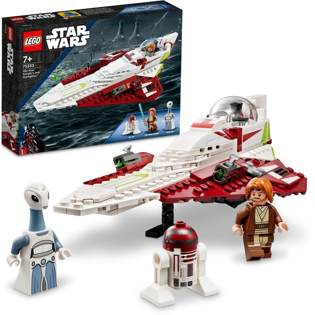 Lego stavebnice lego star wars 75333 jediská stíhačka obi-wana kenobiho