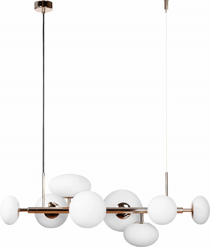 Závěsná lampa na tenkém lanku pro glamour moderní interiéry Omi kruh