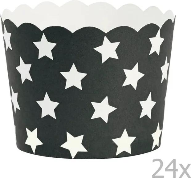 Sada 24 pečicích košíčků Miss Étoile Stars