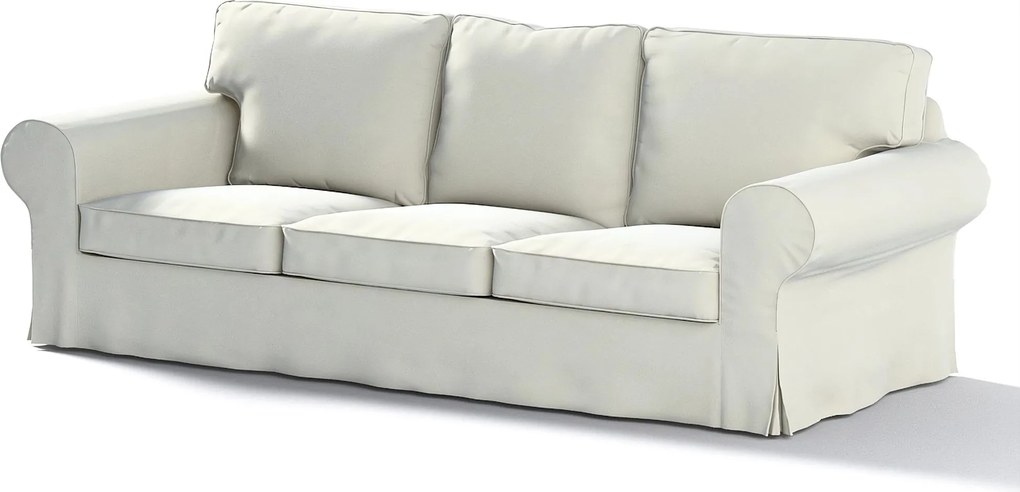 Potah na pohovku IKEA Ektorp 3-místná, rozkládací STARÝ MODEL PIXBO barva krémová látka lesklé, sametová