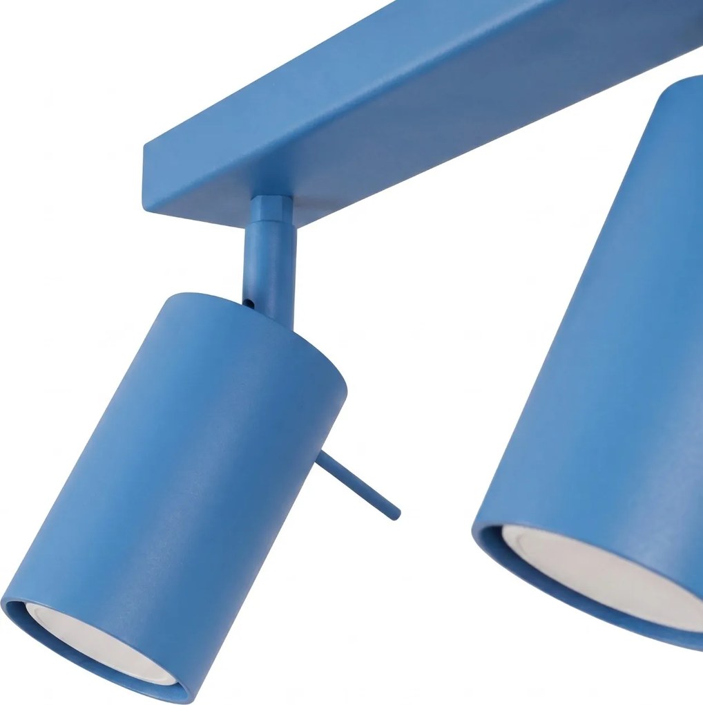 Sollux Lighting Stropní svítidlo RING 4L azurové