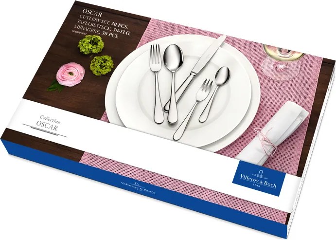 Villeroy&Boch Villeroy & Boch Oscar příborová sada, 30 ks, 44 × 28 × 5 cm