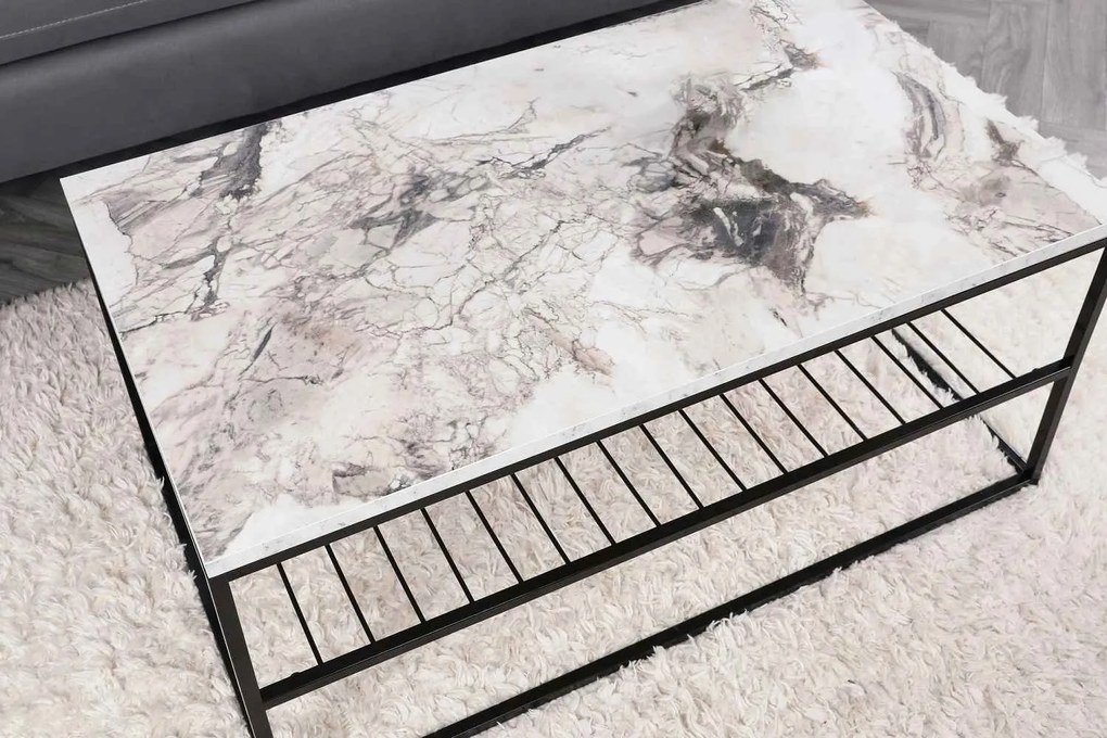 Designový konferenční stolek Galilee 95 cm bílý
