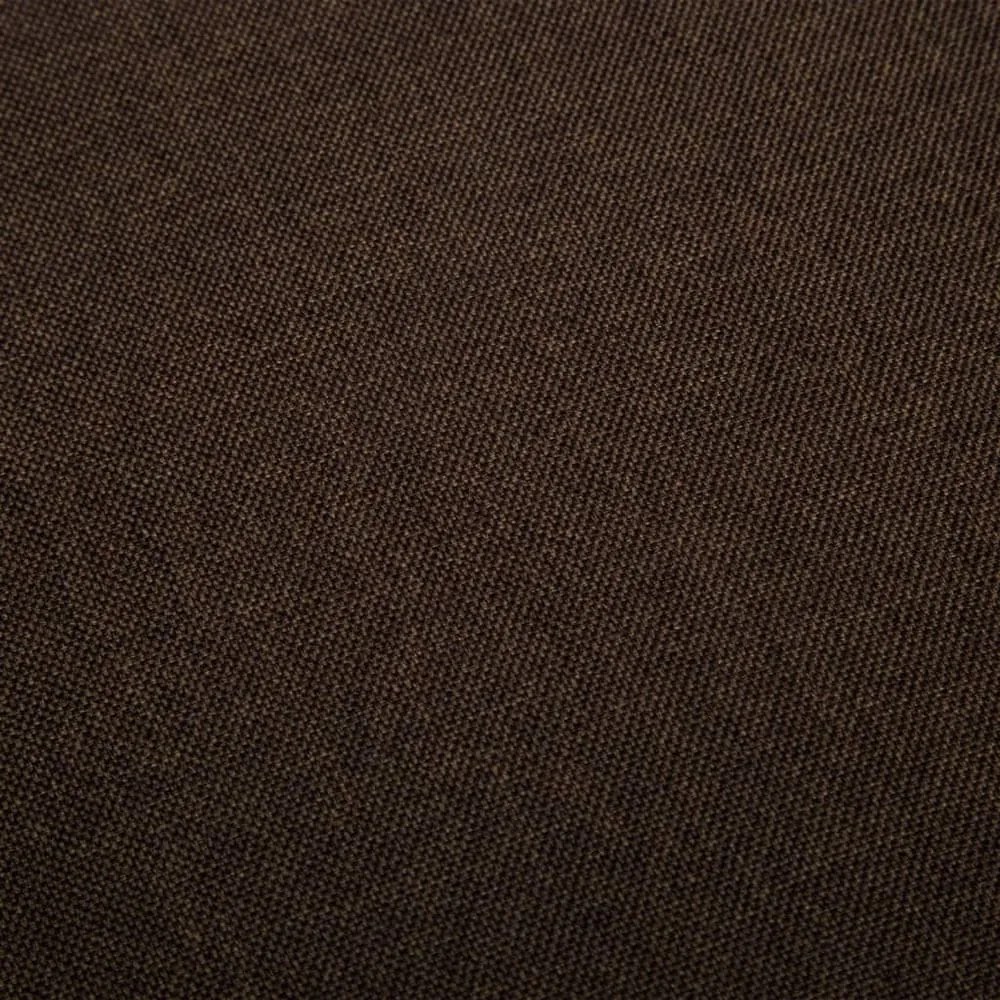 Petromila Jídelní židle 2 ks hnědé textil