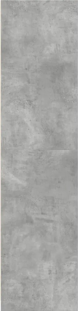 Šatní skříň betonově šedá 80 x 50 x 200 cm kompozitní dřevo 3307759