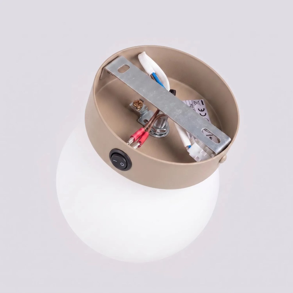 Sollux Lighting Nástěnné svítidlo YOLI 1 taupe s vypínačem