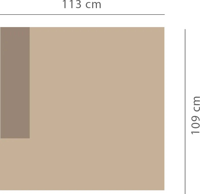 ZURICH OTTL | levý jednosed bez područky | bez funkce | 109 cm | VÝBĚR TKANIN
