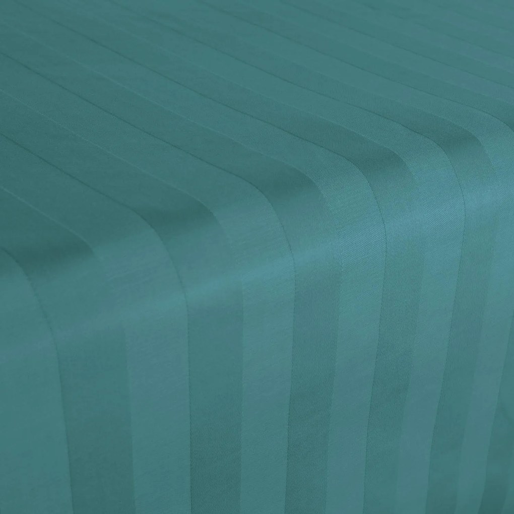 BAMBUSOVÉ PROSTĚRADLO STRIPE 220X260 CM TYRKYSOVÉ