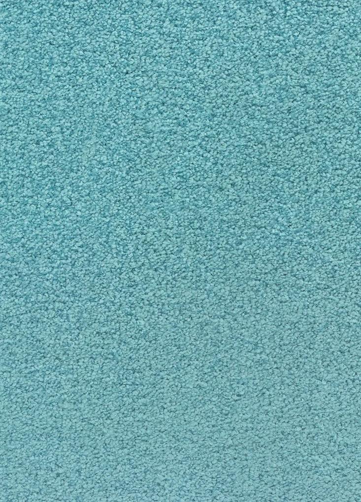 Koberce Breno Metrážový koberec CAROUSEL 82, šíře role 400 cm, Modrá