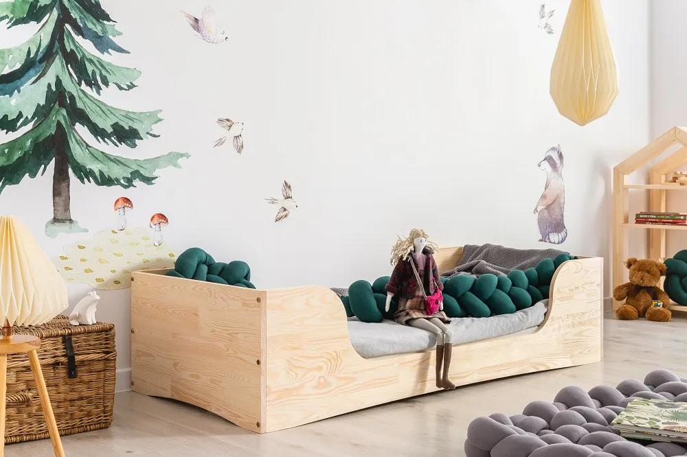 Adeko Dětská dřevěná postel PEPE 6 - 190x80