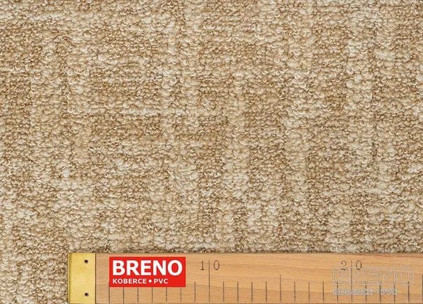 Breno Metrážový koberec RIFF 106 béžový, šíře 500 cm, Béžová