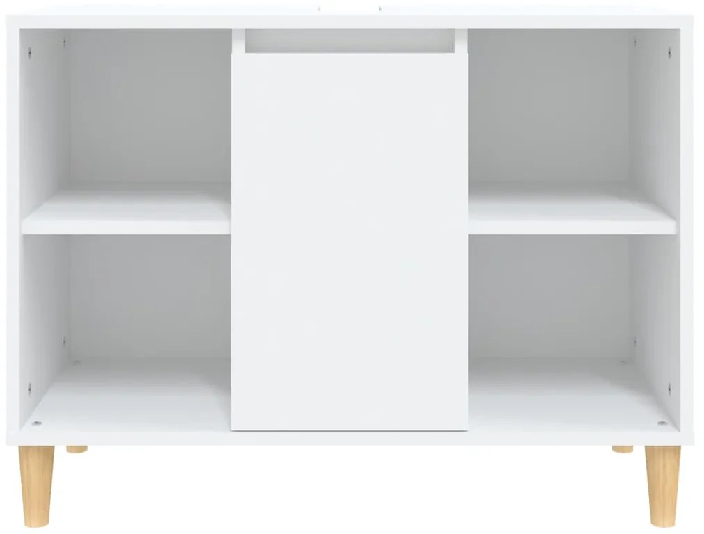 Skříňka pod umyvadlo bílá 80 x 33 x 60 cm kompozitní dřevo - Default Title