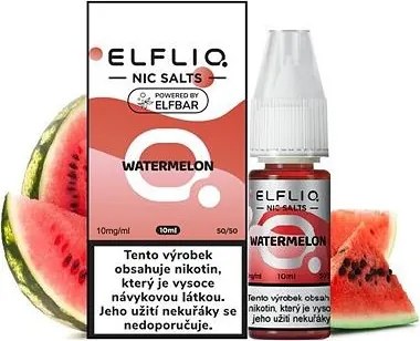 Elfliq Salt Vodní meloun 10ml (10mg)